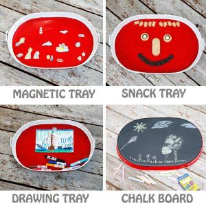 Road Trip with Kids - DIY Busy Tray - Non-Toy Gifts