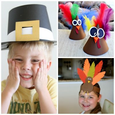 10 Thanksgiving Hats For Kids: Turkey, Pilgrim and Mayflower Ship Ideas