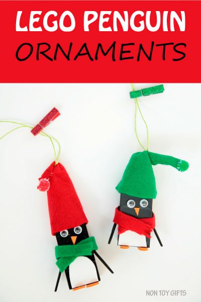 LEGO Penguin Ornaments - Non-Toy Gifts
