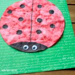 Coffee Filter Ladybug Craft for Kids - Non-Toy Gifts