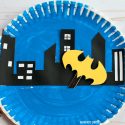 Paper Plate Batman Craft for Kids - Non-Toy Gifts