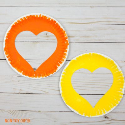 Paper Plate and Paper Strip Hearts - Non-Toy Gifts