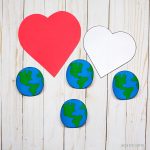 3D Earth Craft For Kids - Heart Earth Day Craft - Non-Toy Gifts