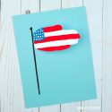Handprint and Footprint Flag Craft - Non-Toy Gifts