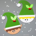Paper Elf Craft For Kids - Easy Christmas Craft With Template