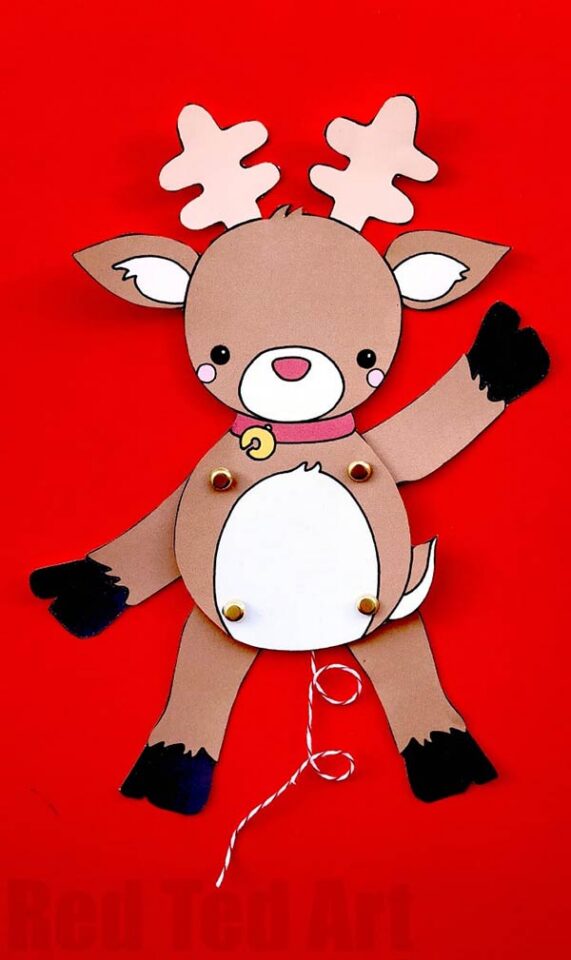 Reindeer Crafts For Kids - Cards, Ornaments and More