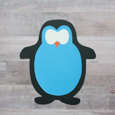 Paper Penguin Craft with TEMPLATE - Easy Winter Craft for Kids