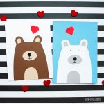 Valentine Bear Craft For Kids - Heart Bear Craft PRINTABLE
