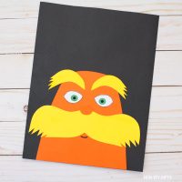 Lorax Craft For Kids - The Lorax Craft With Template
