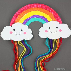 Paper Plate Rainbow Craft [Free Template] - Easy Spring Craft For Kids