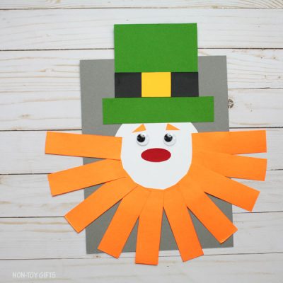 Shape Leprechaun Craft For Kids - St Patrick's Day Craft