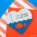 Hooked On Dad Card - Father's Day Card Kids Can Make