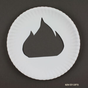 Paper Plate Campfire Craft Kids with FREE Printable