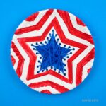 Paper Plate Patriotic Craft For Kids - 4th Of July / Memorial Day