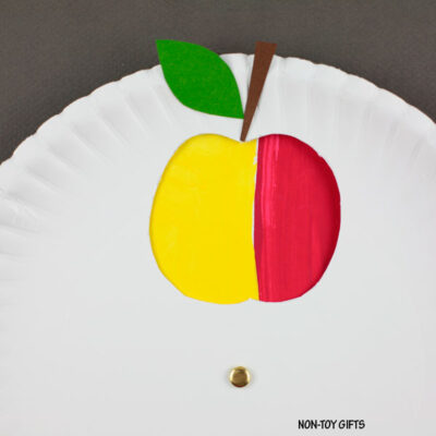 Color Changing Apple Craft For Kids - Fall Craft With Template
