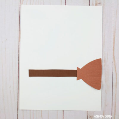 Flying Witch Craft For Kids - Halloween Craft With Template