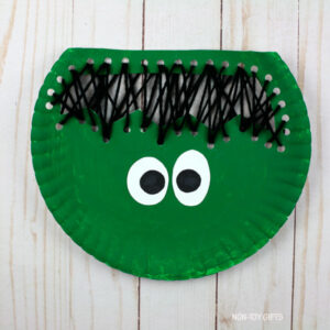 Paper Plate Frankenstein Craft For Kids To Make On Halloween