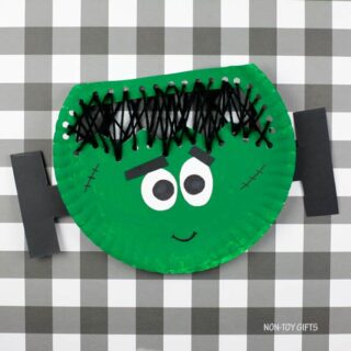 Paper Plate Frankenstein Craft For Kids To Make On Halloween