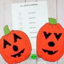 Roll A Jack-O-Lantern Game And Craft For Halloween