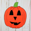 Roll A Jack-O-Lantern Game And Craft For Halloween