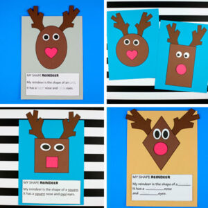 Easy Christmas Crafts For Kids - Santa, Elves, Reindeer And More