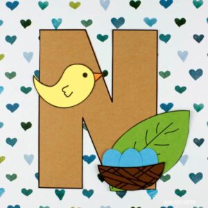 Alphabet Letter Crafts - with TEMPLATES - Non-Toy Gifts