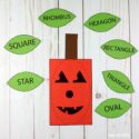 Pumpkin Shape Matching Activity with TEMPLATE - Non-Toy Gifts