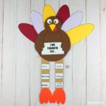 Thankful Turkey Craft with TEMPLATE - Non-Toy Gifts