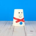 Paper Cup Snowman Craft For Kids - Non-Toy Gifts