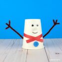 Paper Cup Snowman Craft For Kids - Non-Toy Gifts