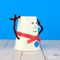 Paper Cup Snowman Craft For Kids - Non-Toy Gifts
