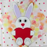 Valentine's Day Heart Bunny Craft For Kids - Non-Toy Gifts