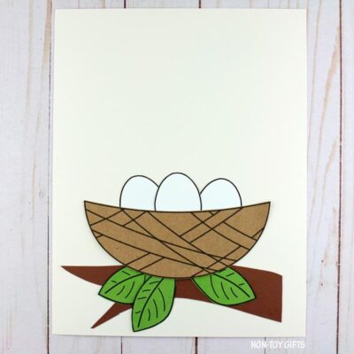 Bird Nest Craft - Spring Craft For Kids - Non-Toy Gifts
