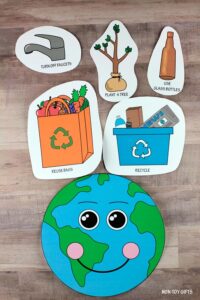 Happy Earth Sad Earth Sorting Activity for Earth Day - Non-Toy Gifts