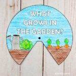 Garden Spinner Craft For Kids To Learn About Veggies - Non-Toy Gifts