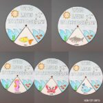 Who Lives In The Ocean? Spinner Craft For Kids - Non-Toy Gifts