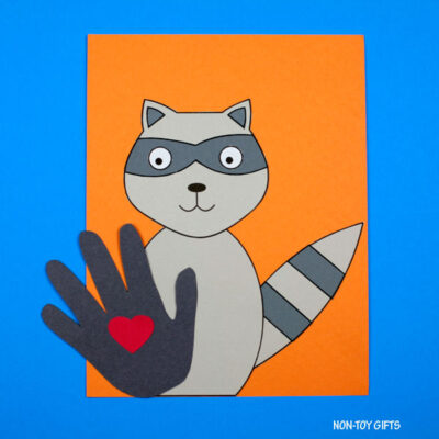 The Kissing Hand Handprint Craft For Back To School - Non-Toy Gifts