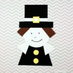 Shape Pilgrim Craft - Thanksgiving Craft For Kids - Non-Toy Gifts