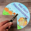 The First Thanksgiving Spinner Craft with TEMPLATE - Non-Toy Gifts