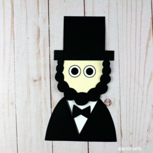 Abraham Lincoln Craft PRINTABLE For President's Day - Non-Toy Gifts