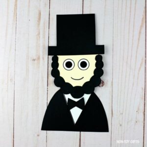 Abraham Lincoln Craft PRINTABLE For President's Day - Non-Toy Gifts