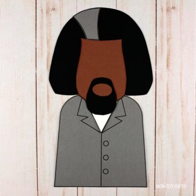 Frederick Douglass Craft For Kids [With Printable] - Non-Toy Gifts