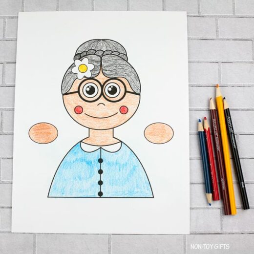 Rosa Parks Color and Write Craft For Kids - Non-Toy Gifts