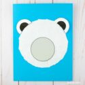 Torn Paper Polar Bear Craft For Kids - Non-Toy Gifts