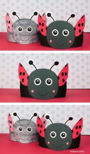 Ladybug Headband - Insect Hat with TEMPLATE - Non-Toy Gifts