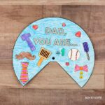 Father's Day Spinner Craft For Kids - Non-Toy Gifts