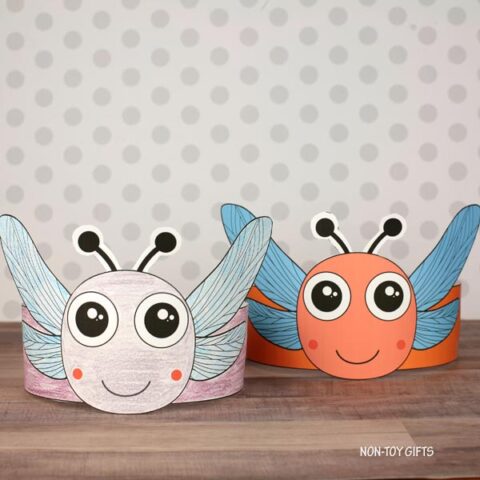 Dragonfly Headband with TEMPLATE- Non-Toy Gifts