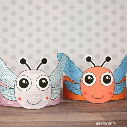 Dragonfly Headband with TEMPLATE- Non-Toy Gifts