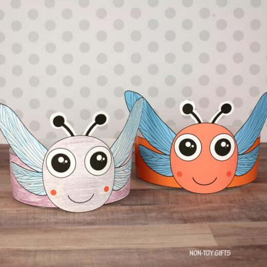 Dragonfly Headband with TEMPLATE- Non-Toy Gifts