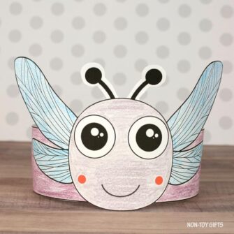 Dragonfly Headband with TEMPLATE- Non-Toy Gifts
